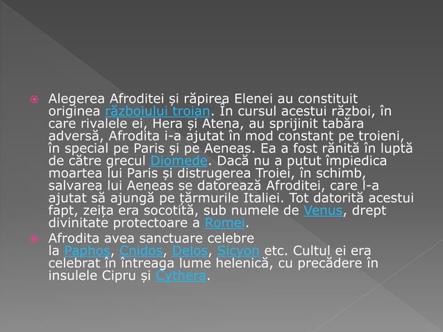 Atena&Afrodita | PPTX
