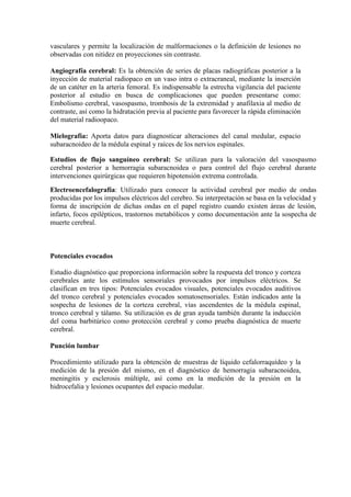 Atención de enfermería al paciente con problemas neurológicos | DOCX