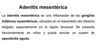 Atencion al niño-Adenitis mesentérica.pptx