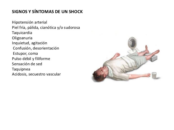 Atencion al paciente con shock
