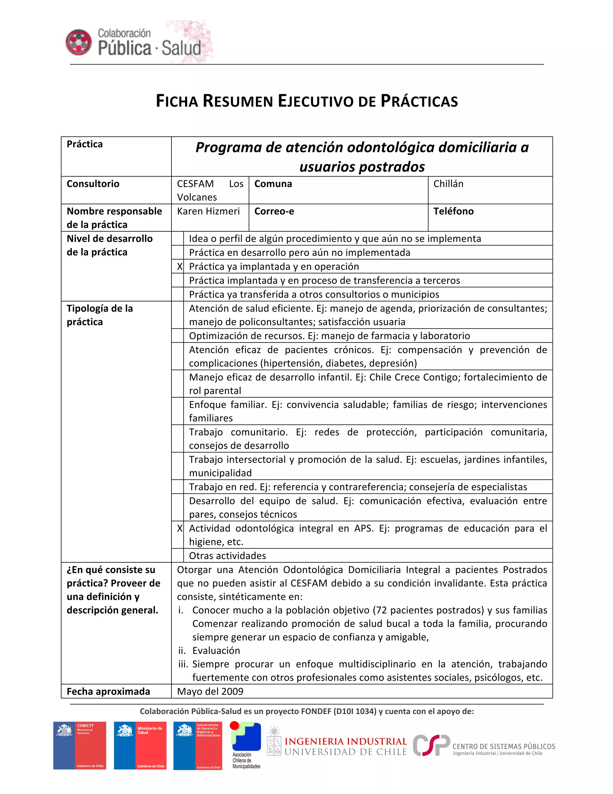 Atención odontológica a pacientes postrados | PDF
