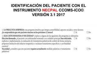 Atencion paciente palitivo en urgencias o consulta | PPTX