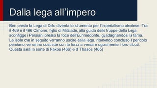Atene, la Lega di Delo, Pericle | PDF
