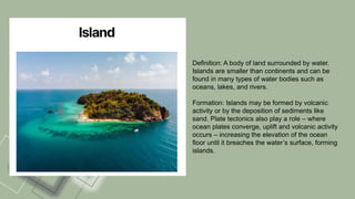 Land Forms Powerpoint Presentation in Social Studies | PPTX