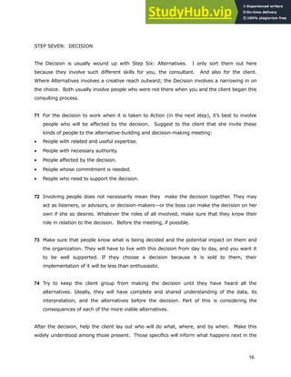 A TEN STEP CONSULTING PROCESS | PDF