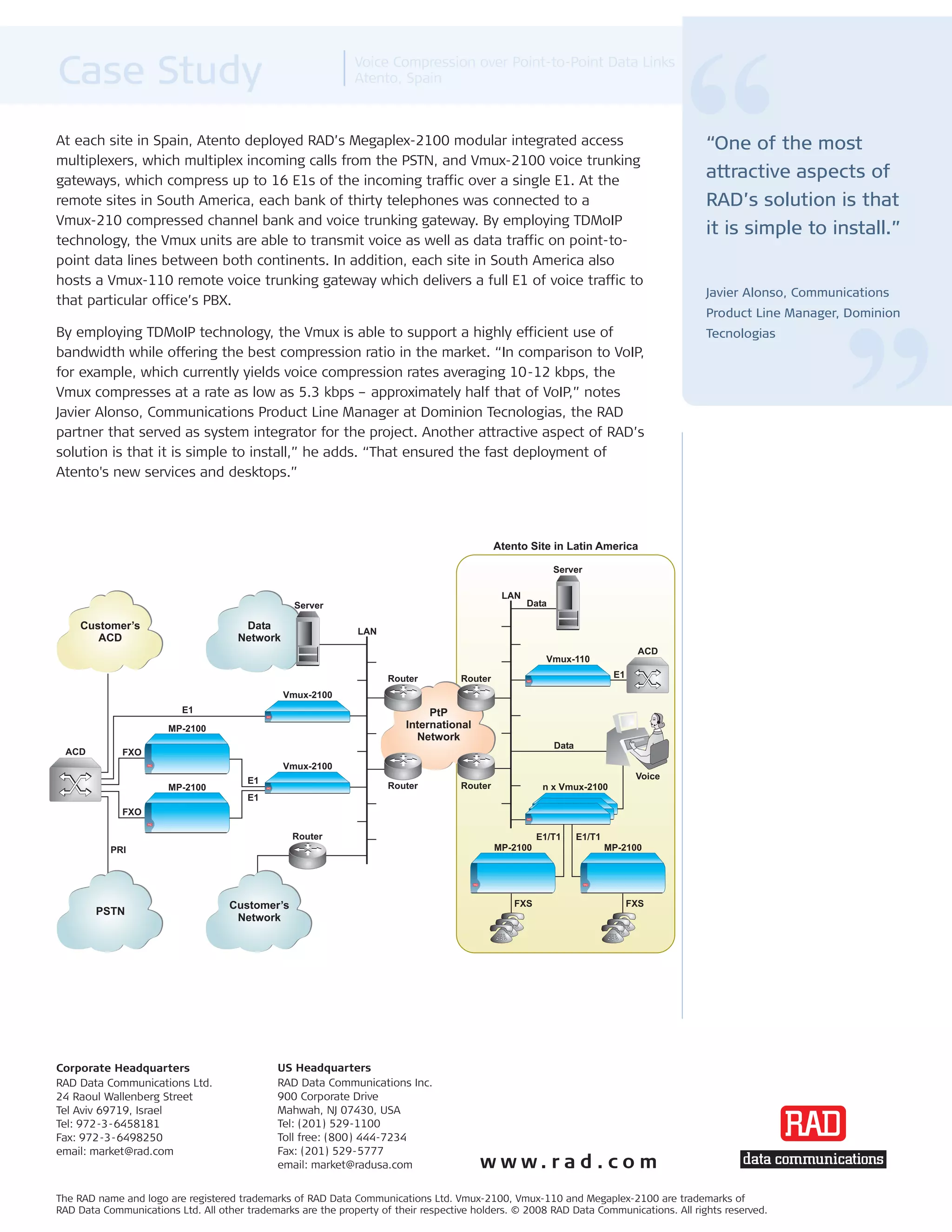 Case Study Atento | PDF | Telecommunications Industry | Industries