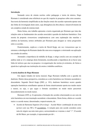 A Teoria de Hugo Riemann | PDF