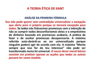 A teoria ética de kant | PPTX