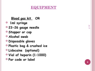 ATERIAL BLOOD GASES analysis and interpretations | PPT | First Aid ...