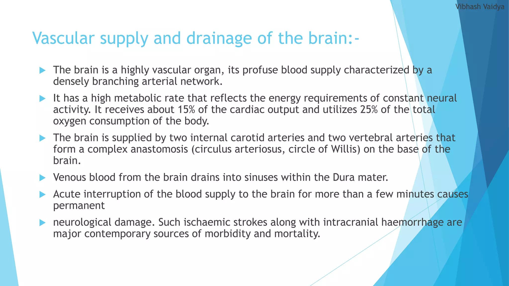 Blood supply of brain | PPTX