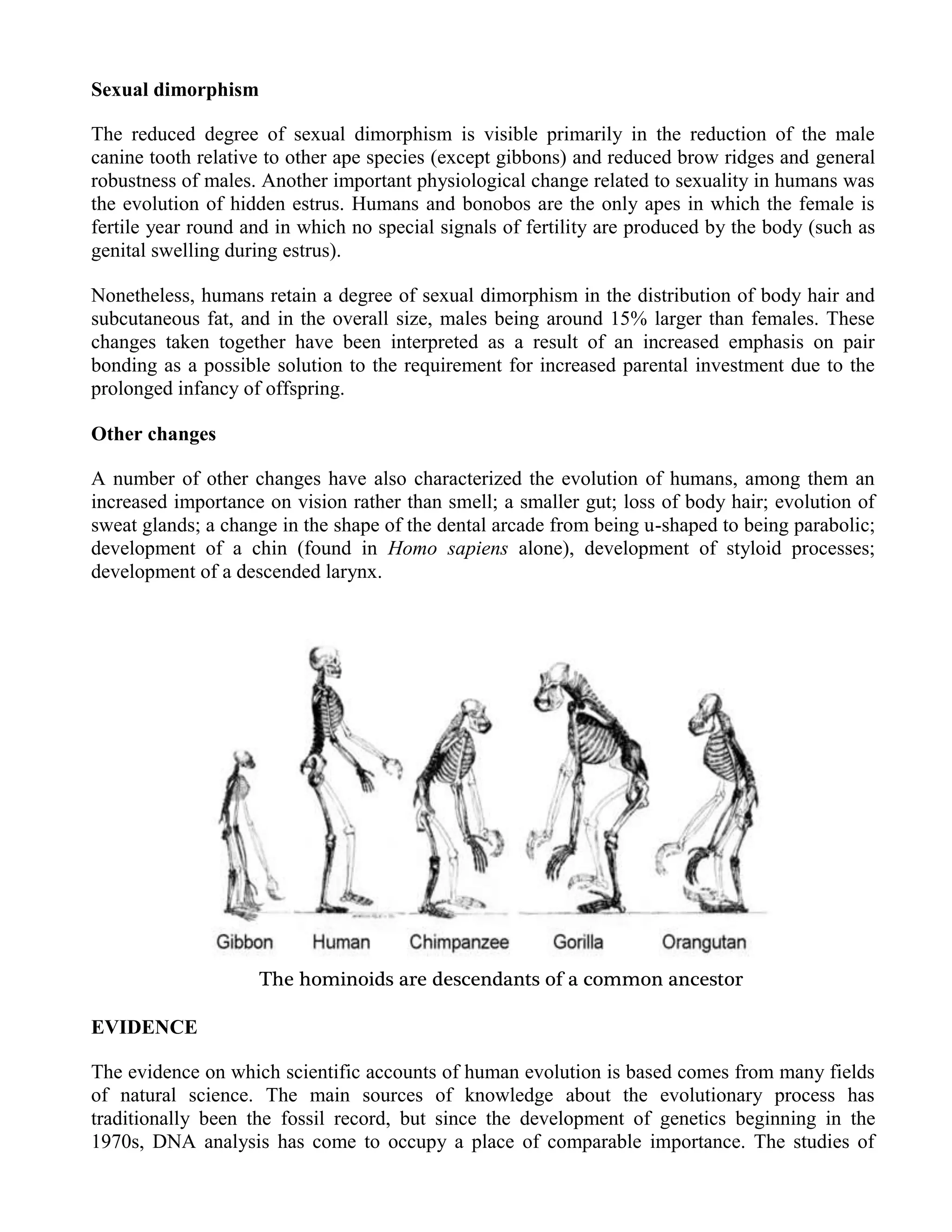 An article on human evolution | PDF