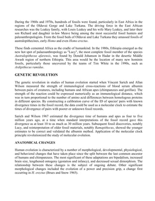 An article on human evolution | PDF