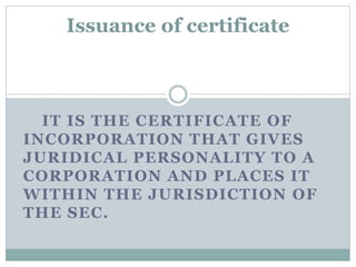 Corporation Code(Philippines) | PPTX