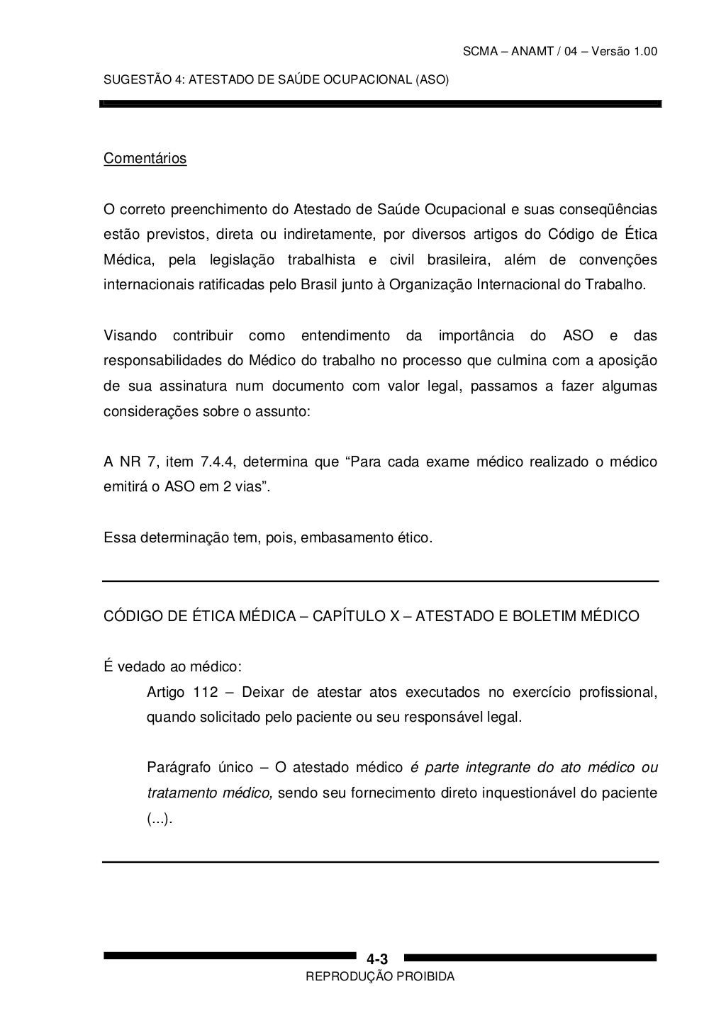 Modelo De Atestado Saude Ocupacional - RETOEDU