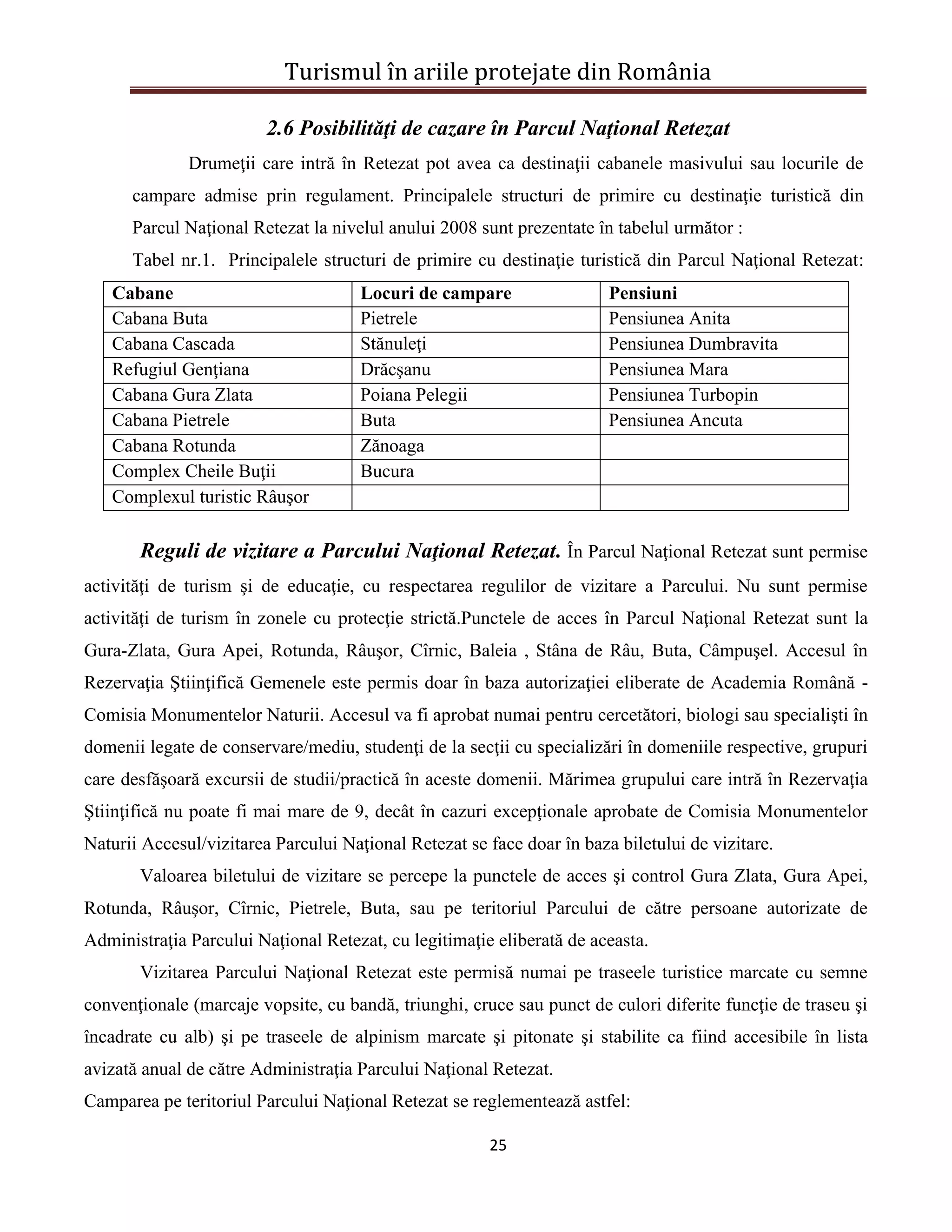 Atestat parcul national retezat2 | DOCX