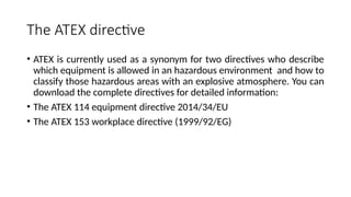 standard installs and log explosion proof ATEX.pptx