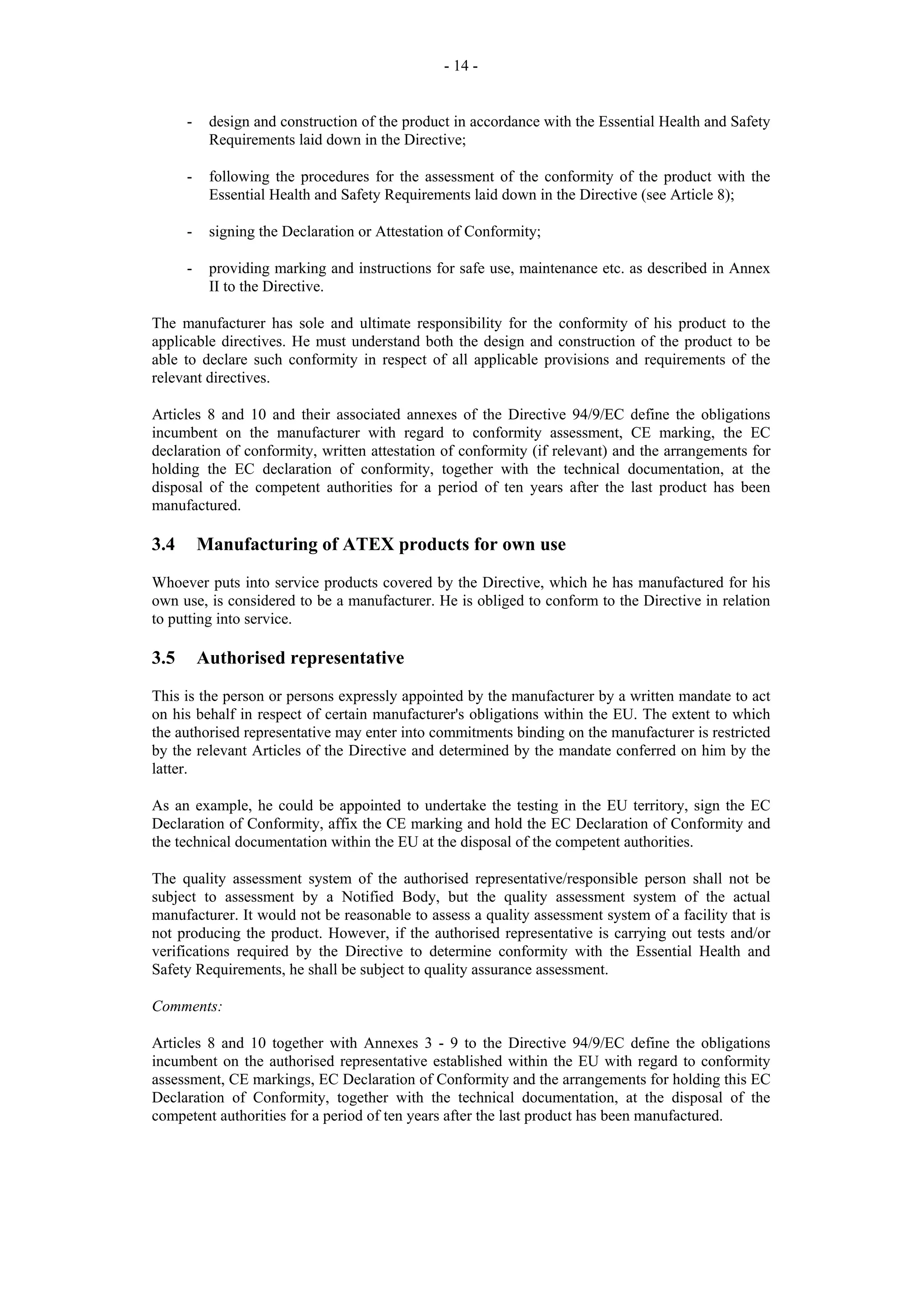 Atex guidelines en | PDF