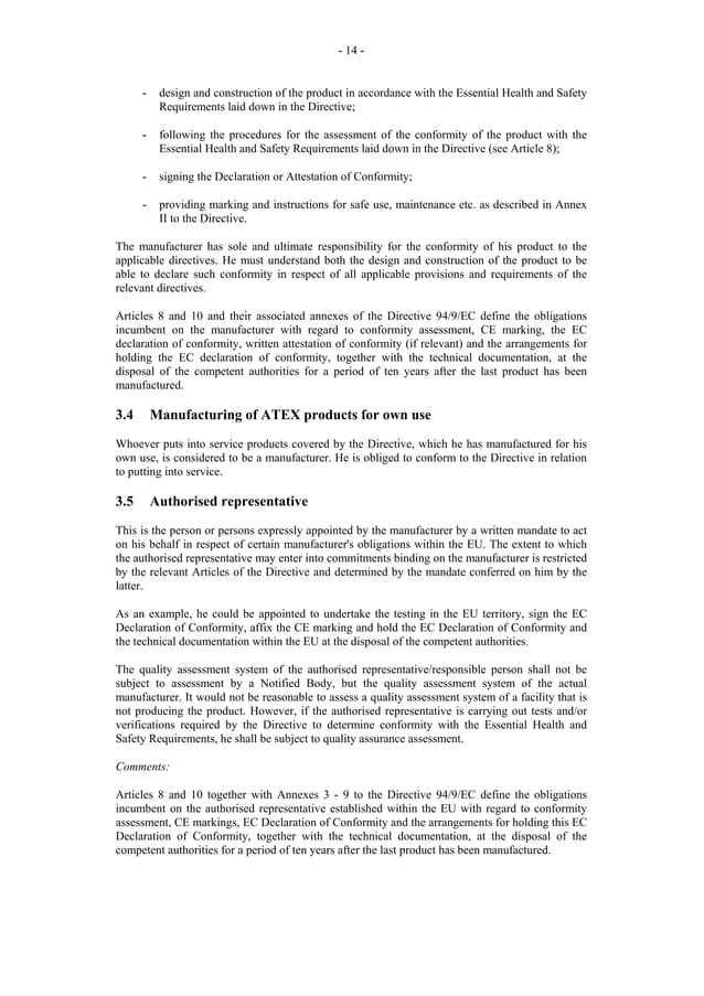 Atex guidelines en | PDF