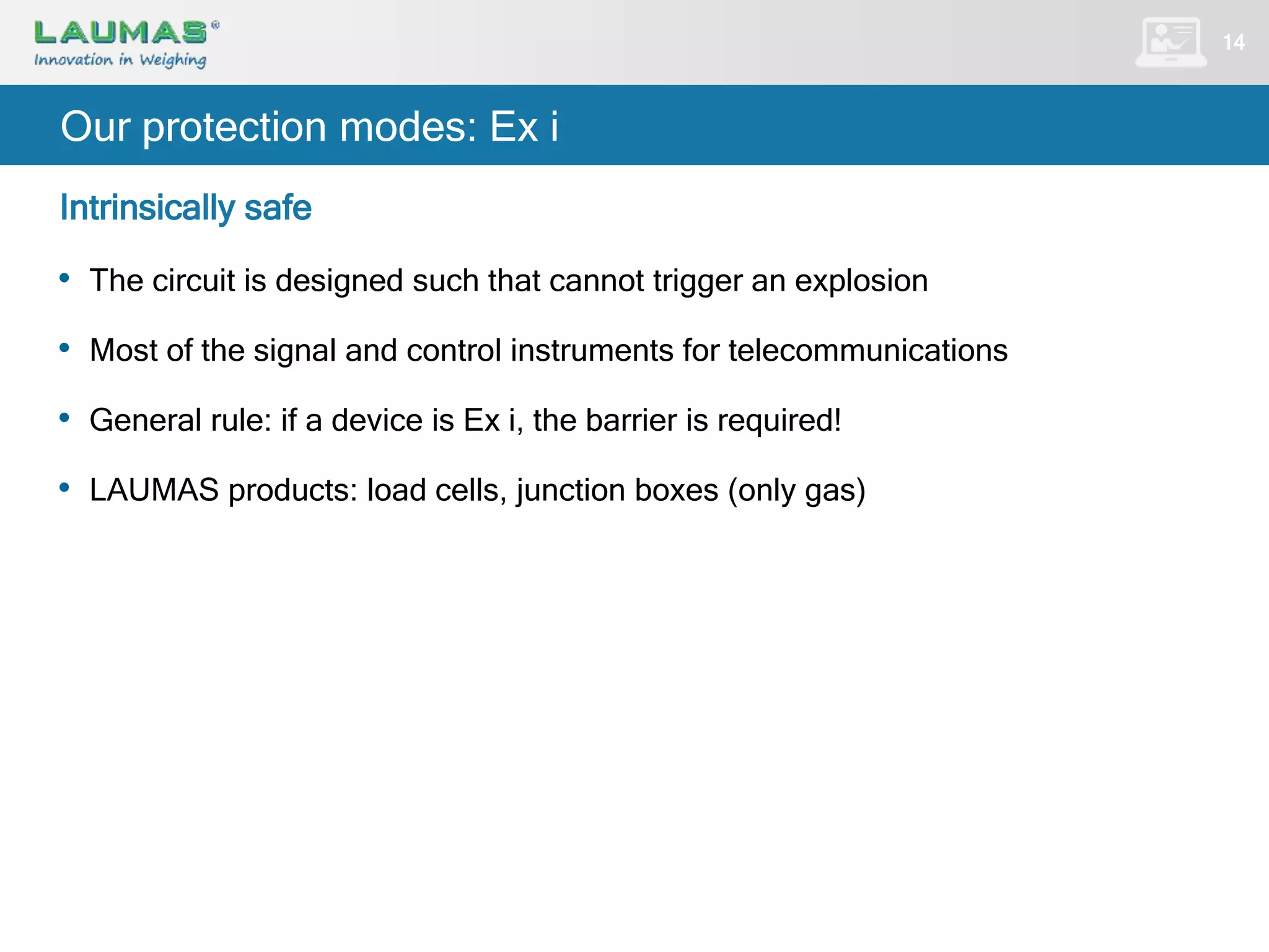 Weighing in a hazardous area (ATEX, IECEx, EAC Ex TR CU 012) | PPTX