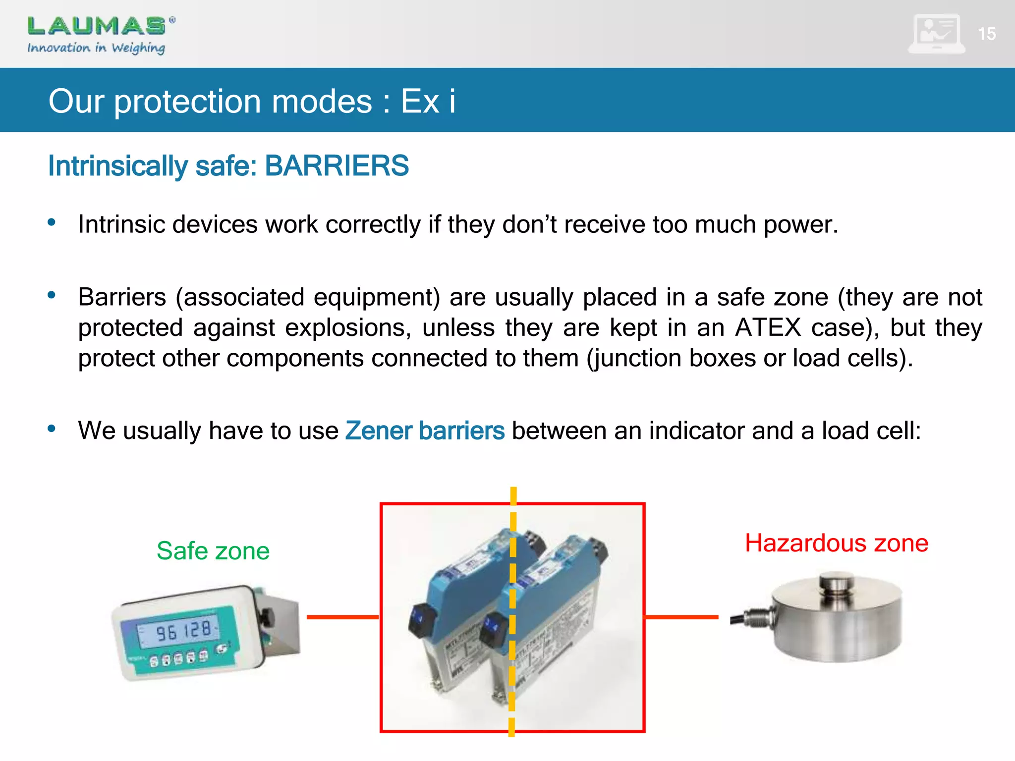 Weighing in a hazardous area (ATEX, IECEx, EAC Ex TR CU 012) | PPTX
