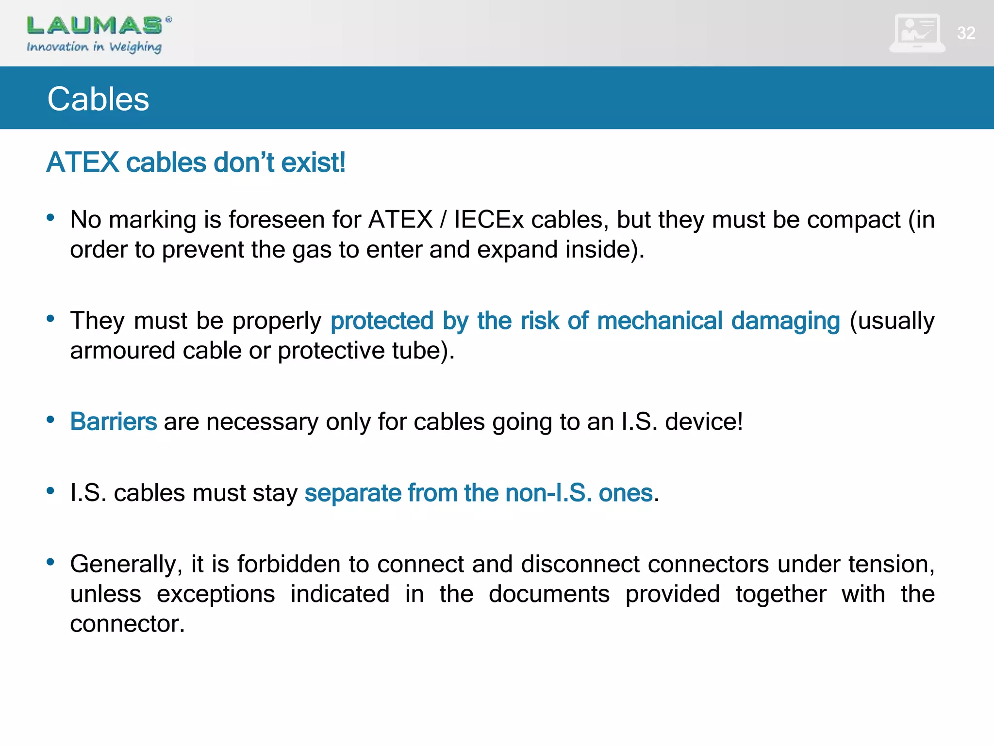 Weighing in a hazardous area (ATEX, IECEx, EAC Ex TR CU 012) | PPTX