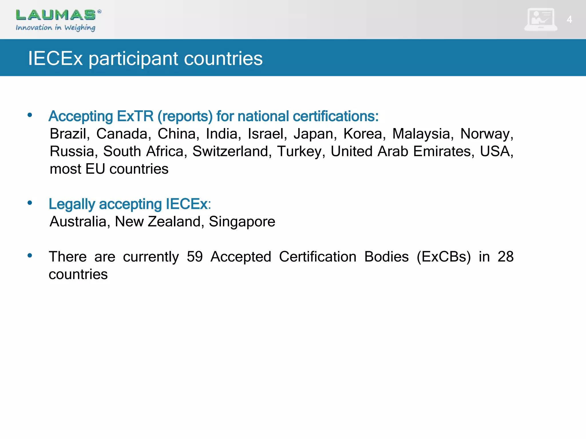 Weighing in a hazardous area (ATEX, IECEx, EAC Ex TR CU 012) | PPTX