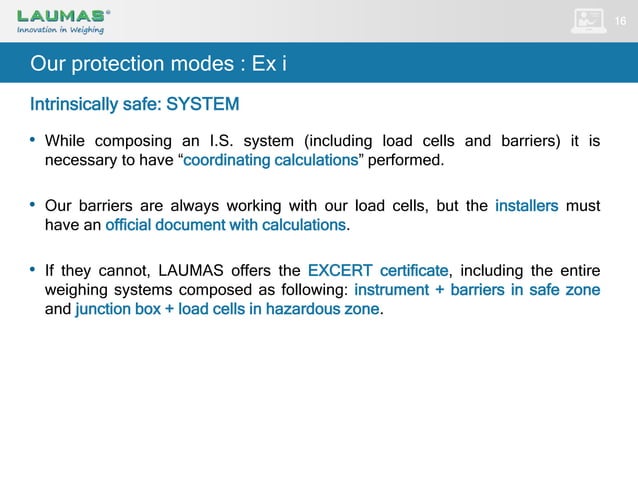 Weighing in a hazardous area (ATEX, IECEx, EAC Ex TR CU 012) | PPTX