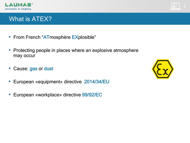Weighing in a hazardous area (ATEX, IECEx, EAC Ex TR CU 012) | PPTX