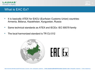 Weighing in a hazardous area (ATEX, IECEx, EAC Ex TR CU 012) | PPTX