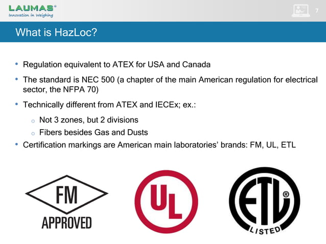 Weighing in a hazardous area (ATEX, IECEx, EAC Ex TR CU 012) | PPTX