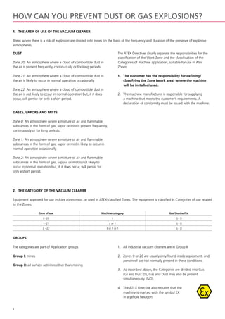 Nilfisk Industrial Vacuum Solutions - ATEX and safety | PDF