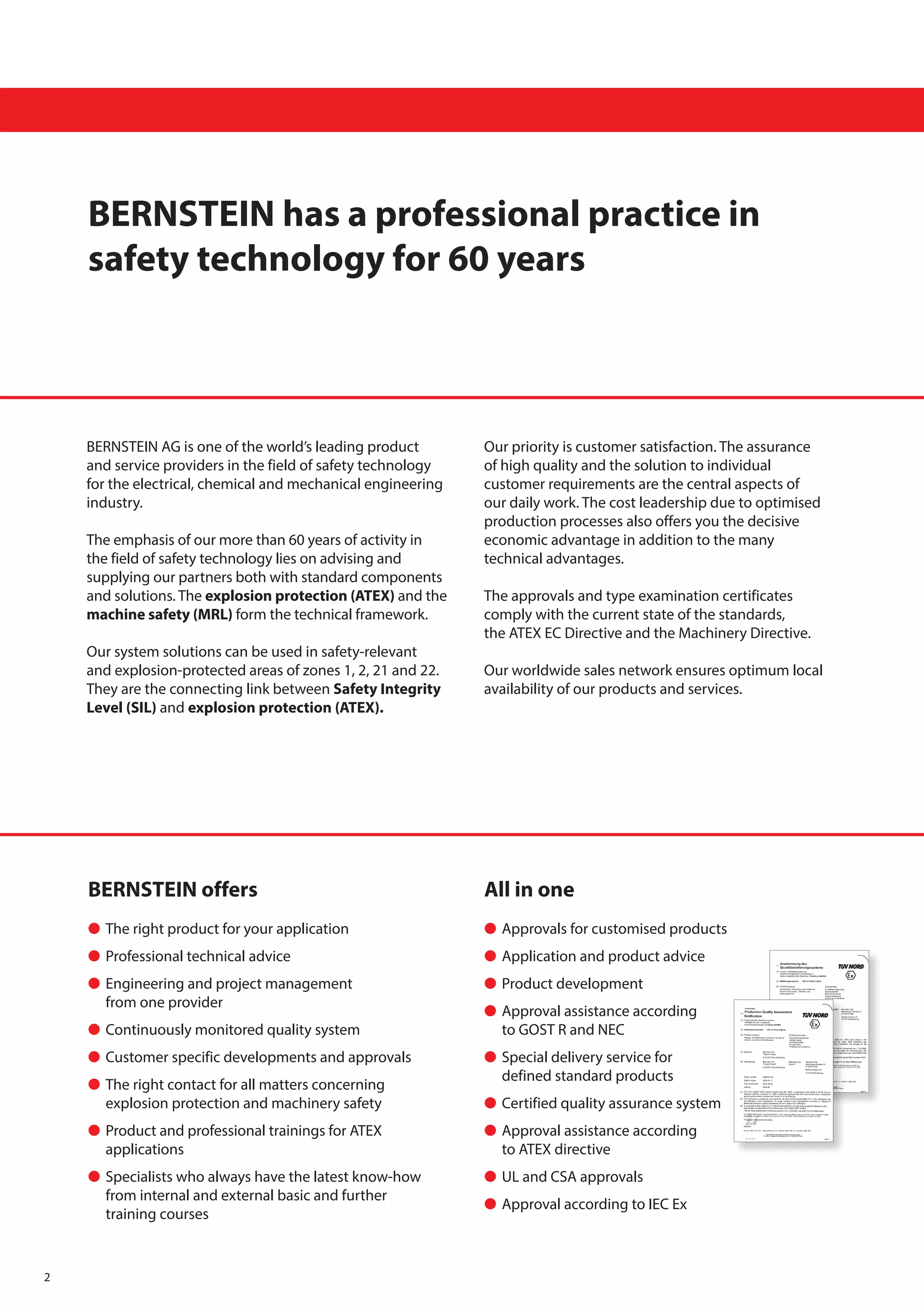 Bernstein Inductive Proximity Sensors, Capacitive Sensors, Ultrasonic ...