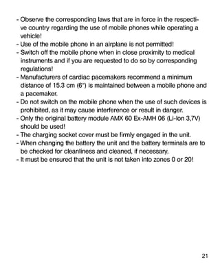 ATEX Mobile Phones - Hazardous Area (Zone 1 Zone 21) & Intrinsically ...