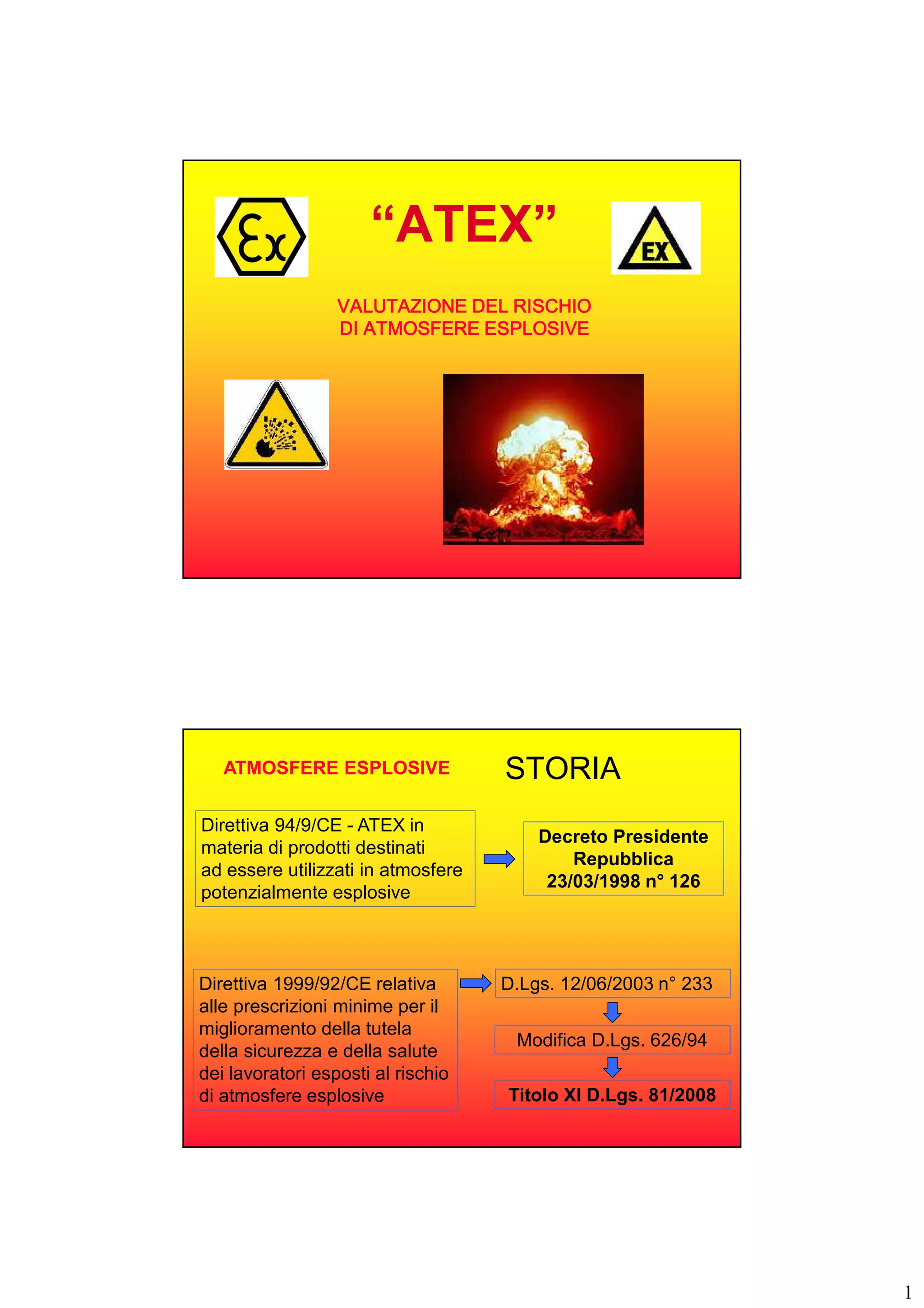 SEAGRUPPO - Atex protezione dalle atmosfere esplosive | PDF