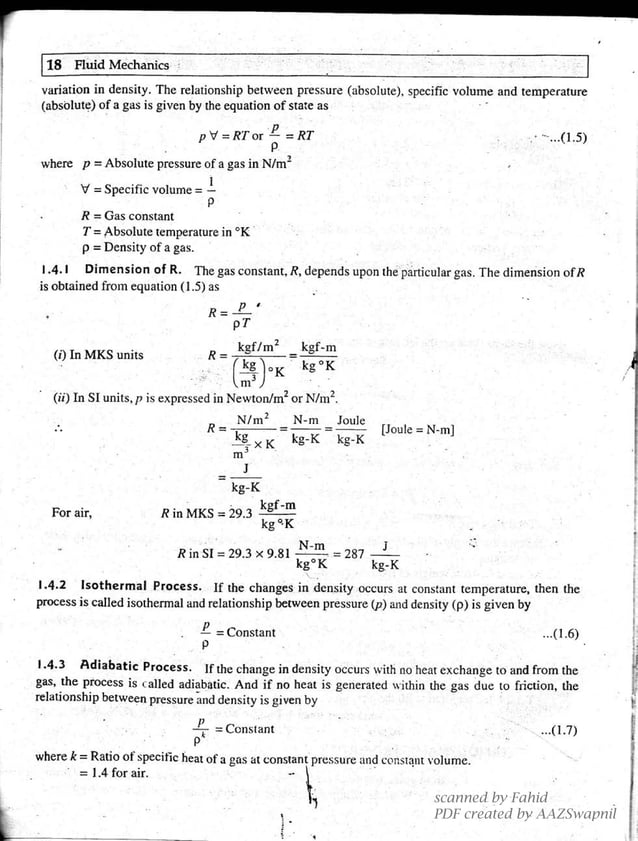 A text book of fluid mechanics and hydraulic machines dr. r. k. bansal ...