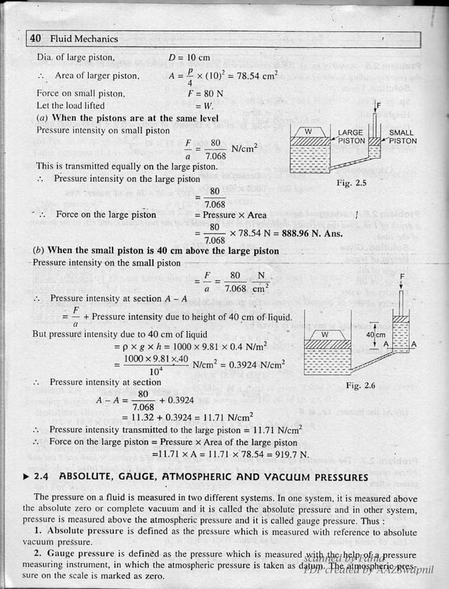 A text book of fluid mechanics and hydraulic machines dr. r. k. bansal ...
