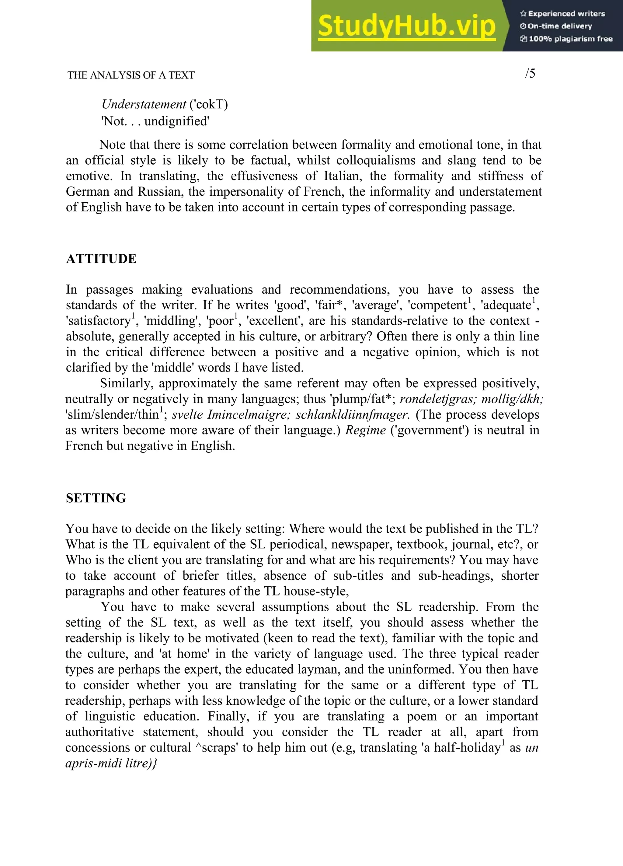 A TEXTBOOK OF TRANSLATION - Peter Newmark | PDF