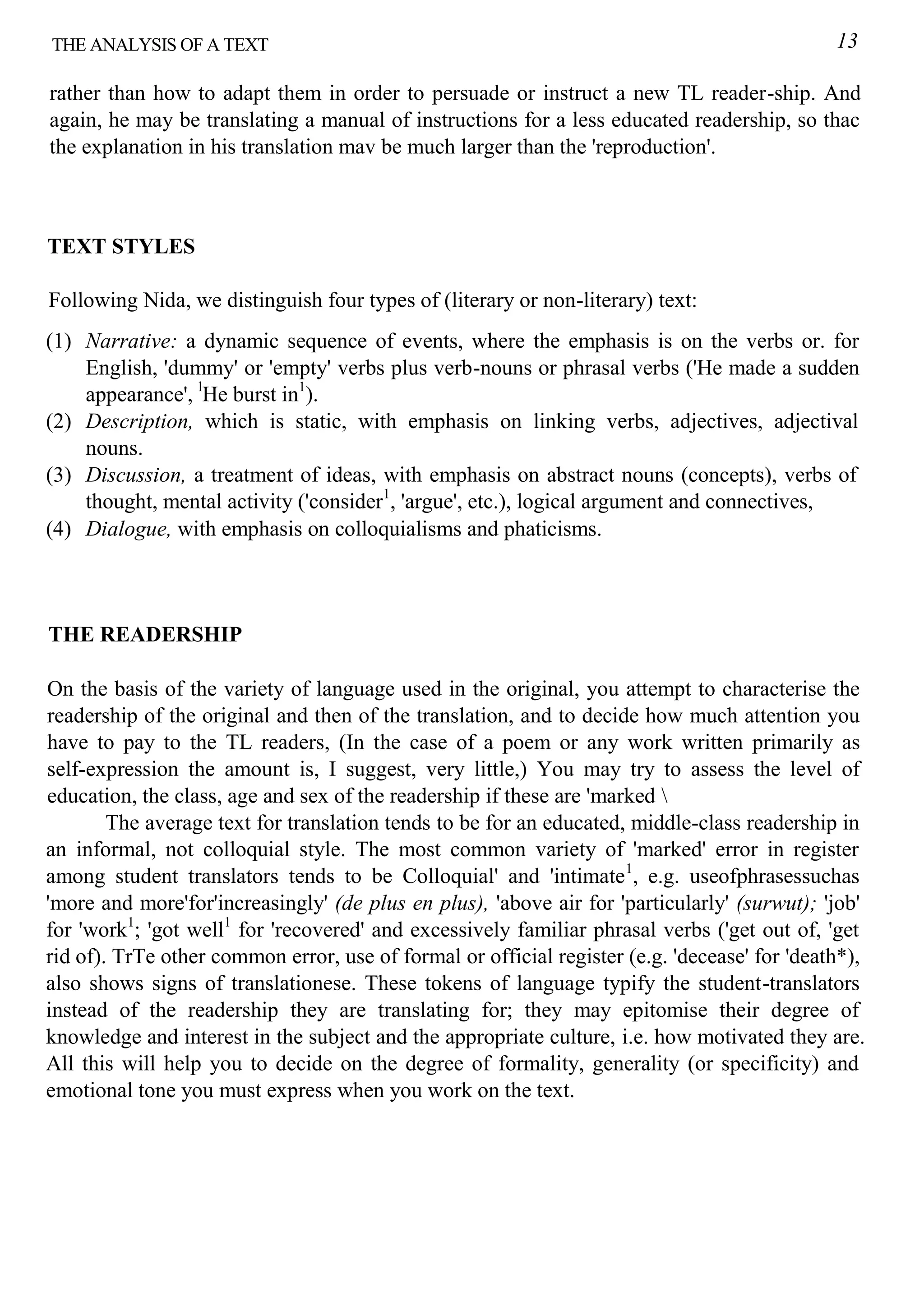 A textbook of translation by peter newmark | PDF