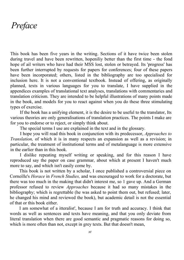 A textbook of translation by peter newmark | PDF