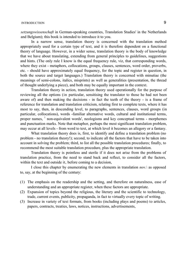 A textbook of translation by peter newmark | PDF