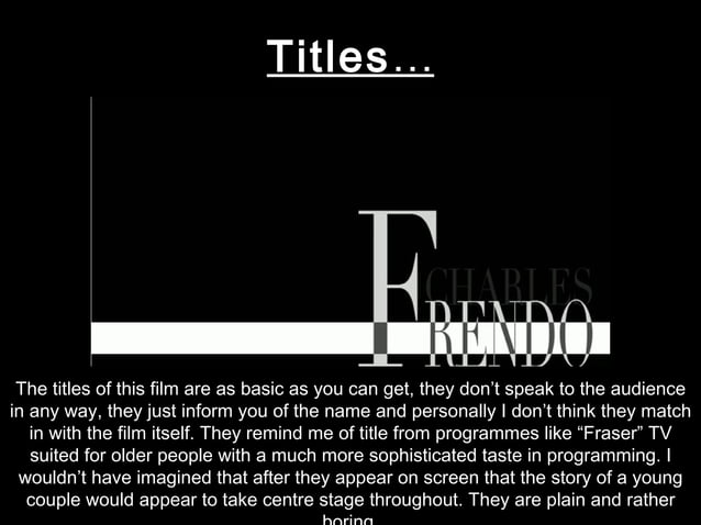 Frendo film analysis | PPT