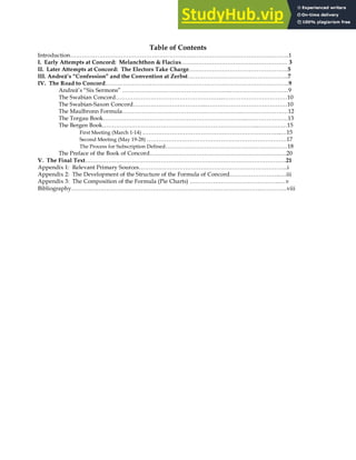 A Textual History Of The Development Of The Formula Of Concord | PDF
