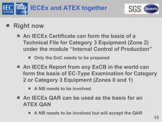 IECEx and ATEX (and other regional systems) | PDF