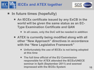 IECEx and ATEX (and other regional systems) | PDF