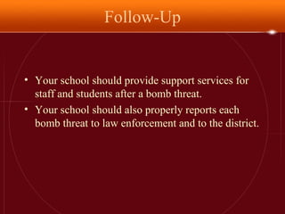 Atf bomb threats | PPT