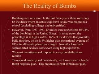 Atf bomb threats | PPT
