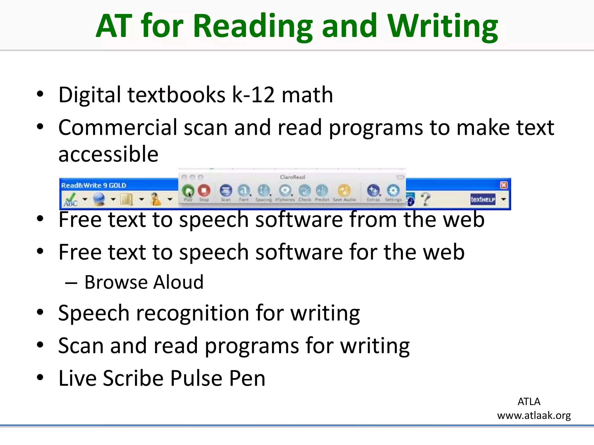 Assistive Technology for Math | PPTX