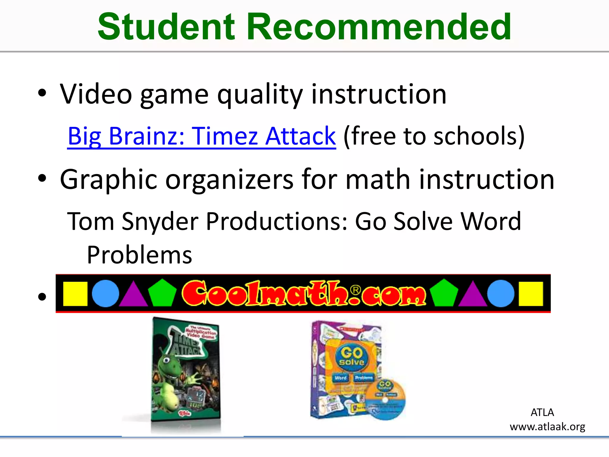 Assistive Technology for Math | PPTX