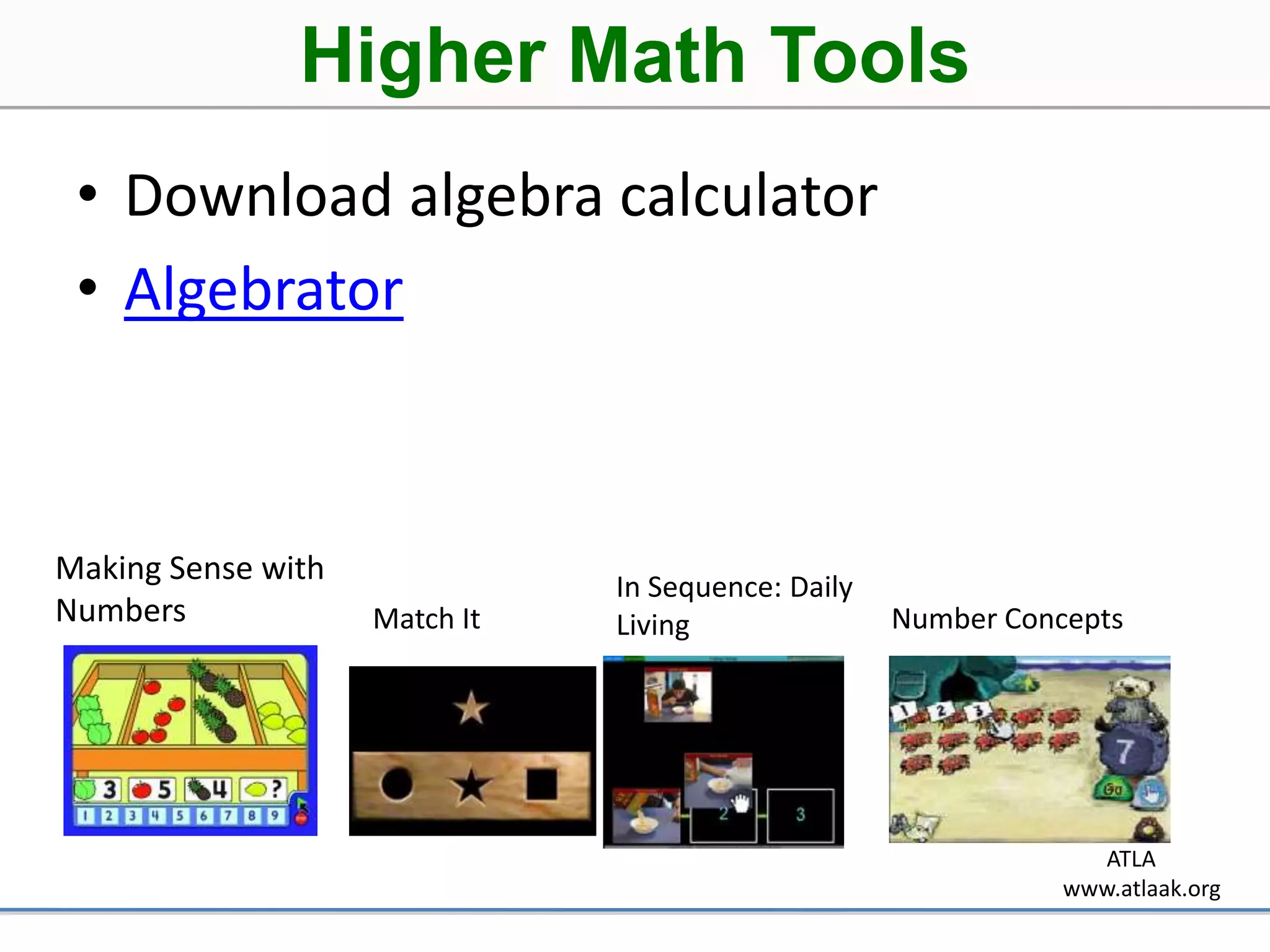 Assistive Technology for Math | PPTX