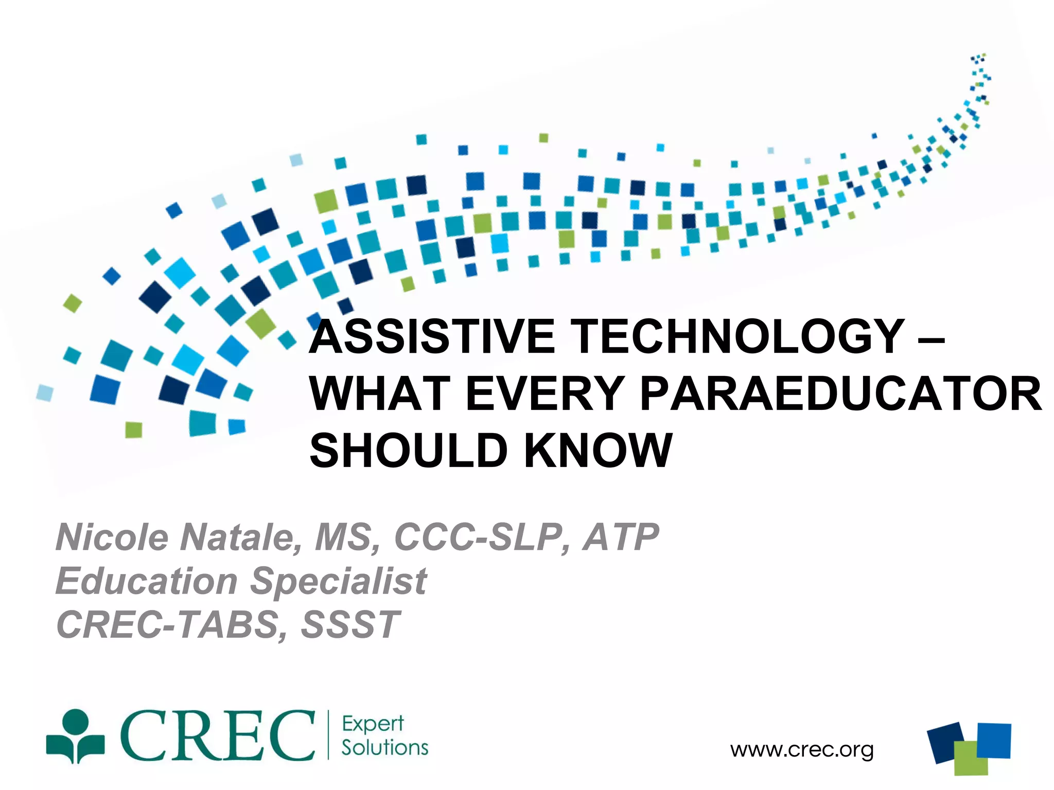 Assistive Technology to Support Students with Autism and Intellectual ...